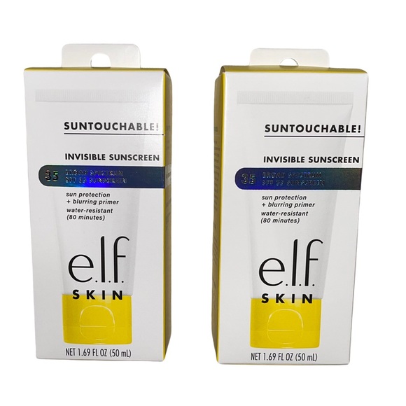 ELF | Makeup | 2 Pack Elf Skin Suntouchable Invisible Spf 35 Sunscreen ...